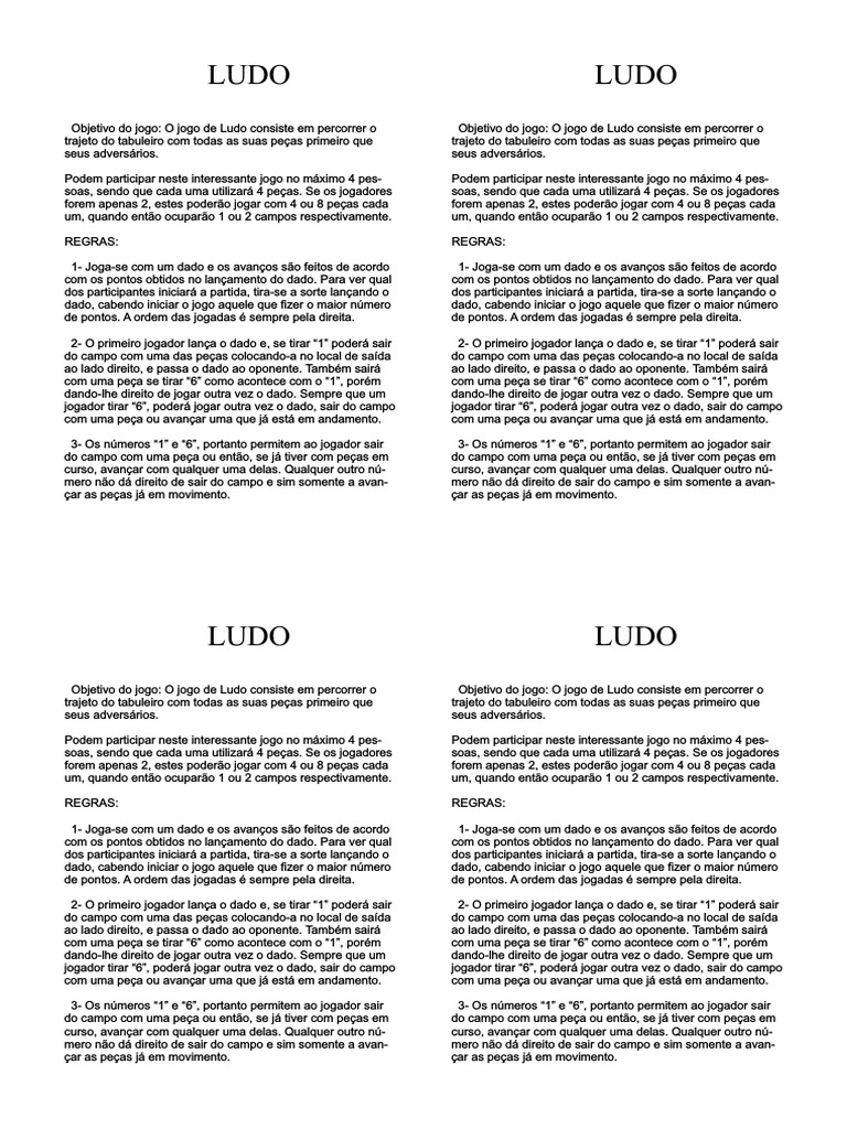 Manual Ludo | PDF | Triângulo | Castelo