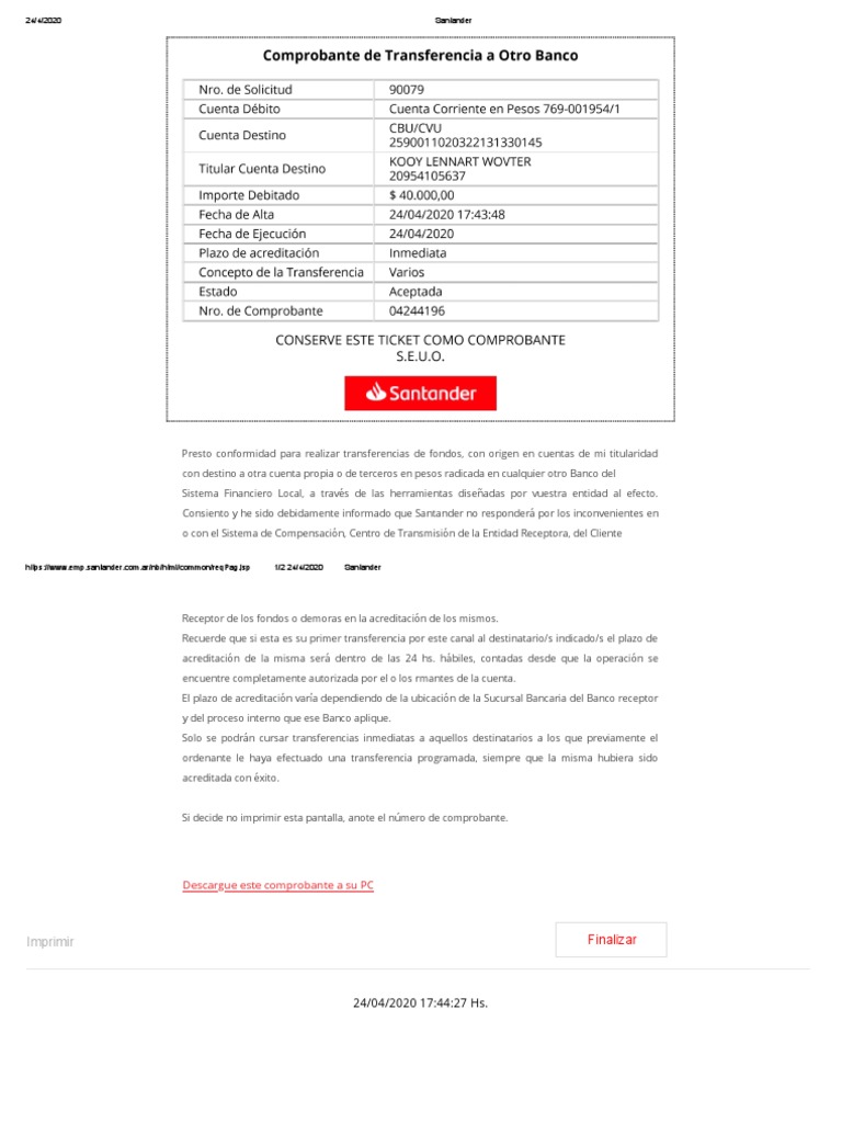 Santan | PDF | Bancos | Economias