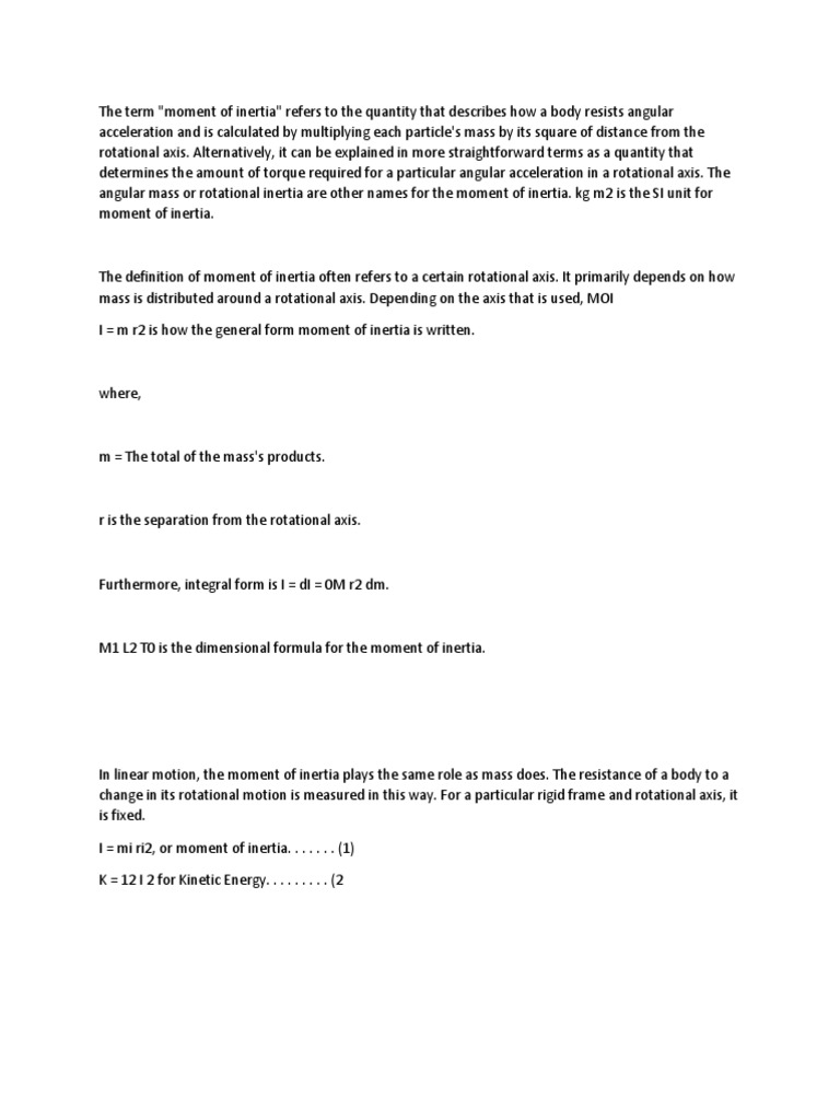 Inertia | PDF | Teaching Methods & Materials | Science & Mathematics