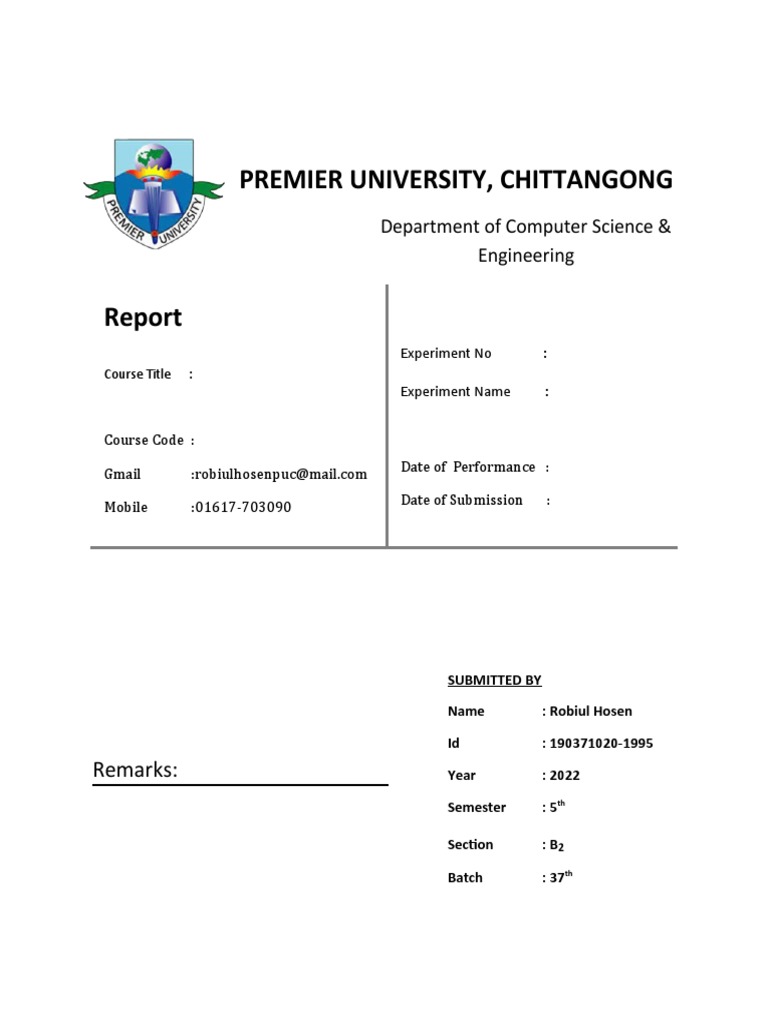 Puc Cover Page | PDF