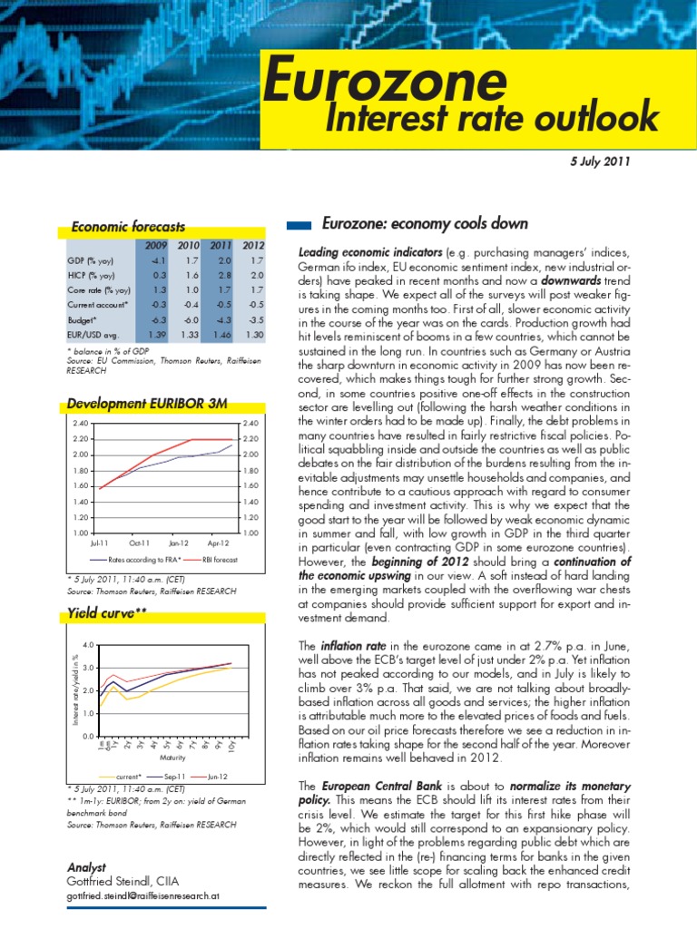EUR Interest Rate Outlook - Jul11 | PDF | European Central Bank ...