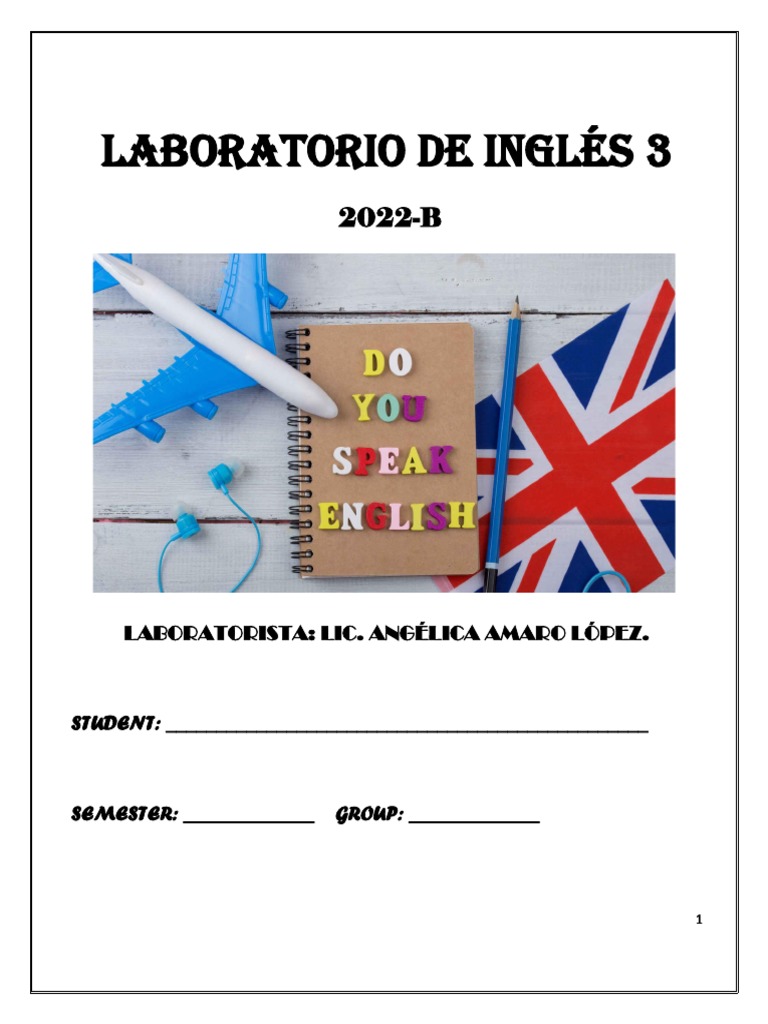 Libro de Trabajo - Laboratorio de Inglés 3 - 2022-B | PDF ...