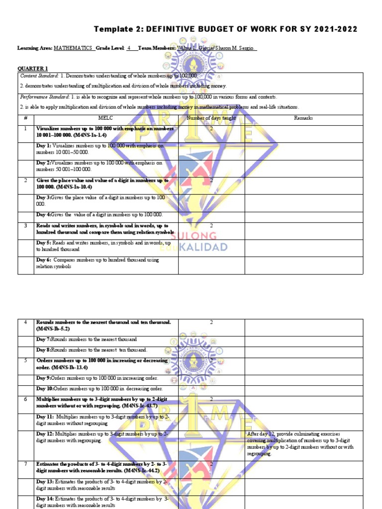 Dbow Math g4 | PDF | Area | Rectangle
