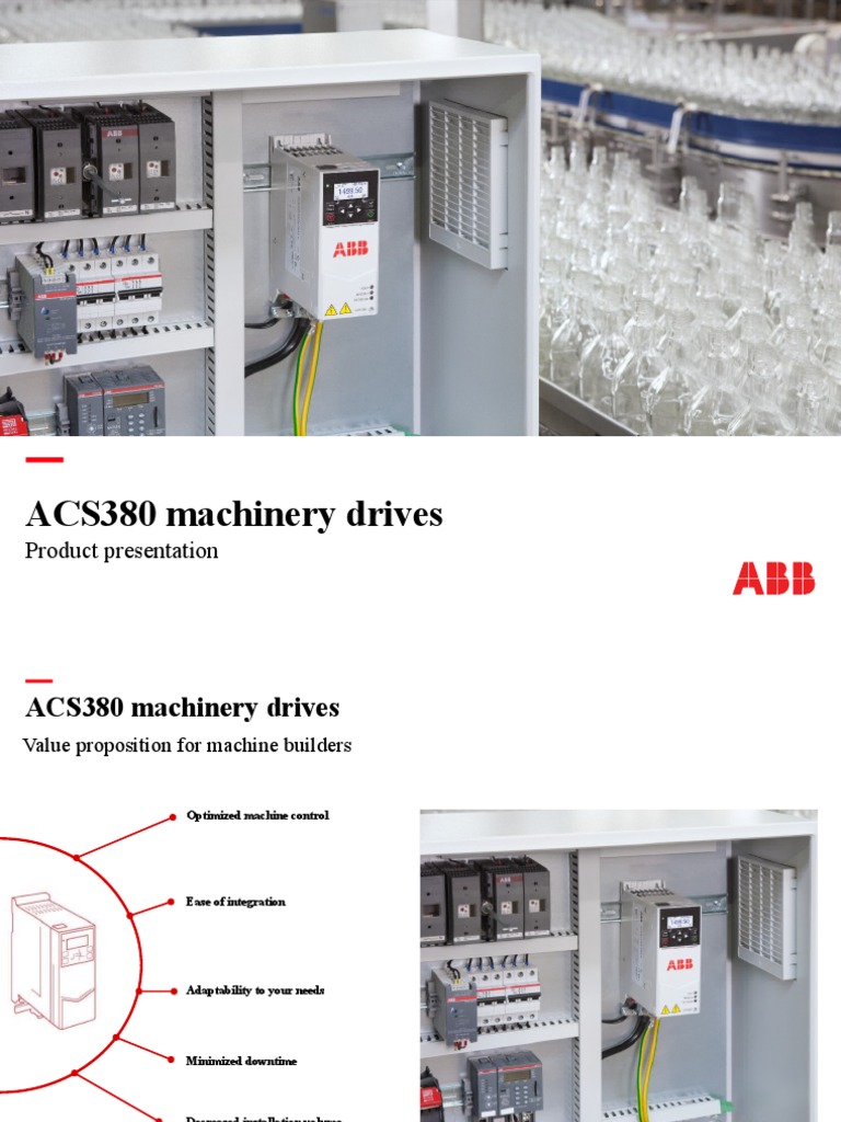 ACS380 Product Presentation Revf | PDF | Electric Motor | Machines