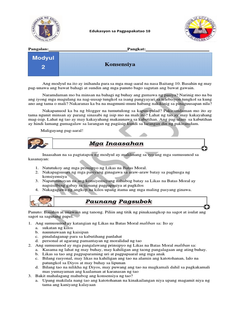 ESP 10 Week 3-4-With Watermark | PDF