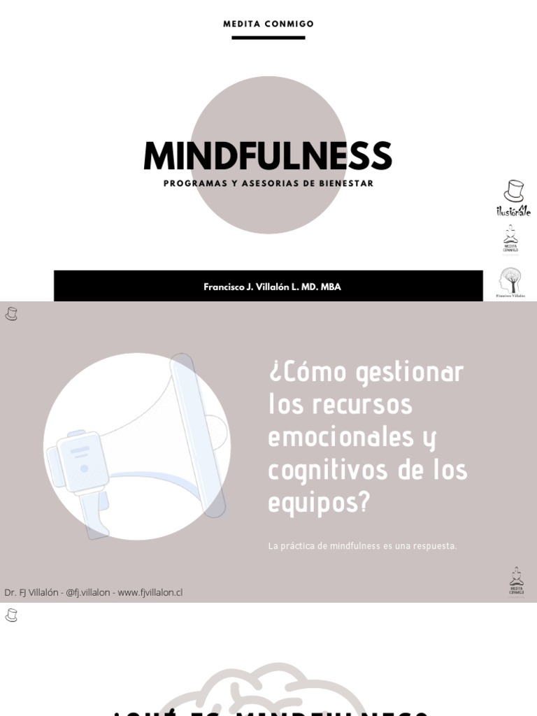 Mindfulness: Programas y Beneficios | PDF | Las emociones | Atención plena