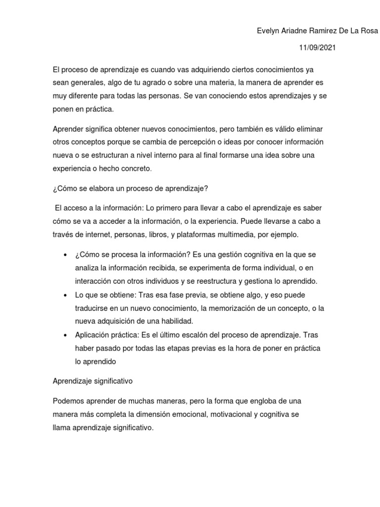 1.modelo de Lowa 1.2 Investigar | PDF | Aprendizaje | Procesos mentales