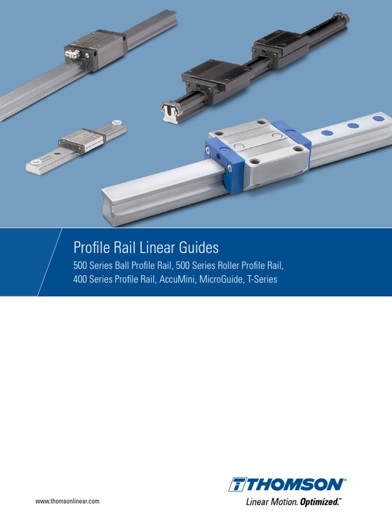 THOMSON Profile Rail Linear Guides Cten | PDF | Bearing (Mechanical)