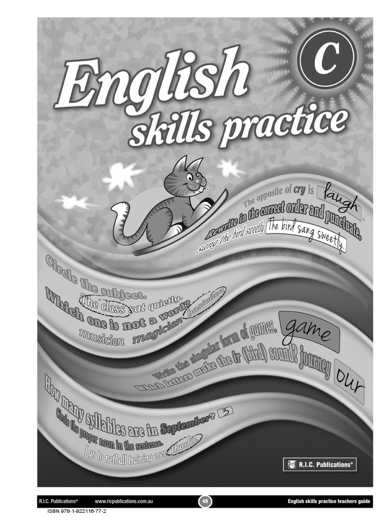 English Skills Practice Teachers Guide - Book C Answers | PDF | Food ...