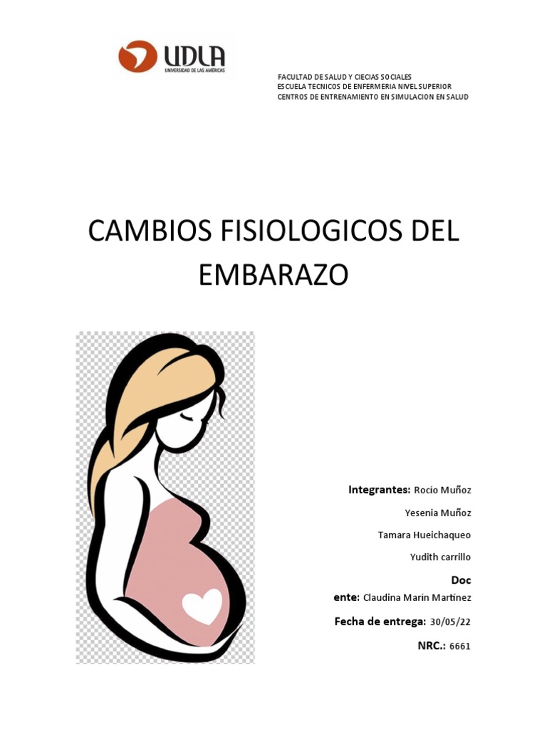 Cambios Fisiologicos Del Embarazo | PDF | El embarazo | Pecho