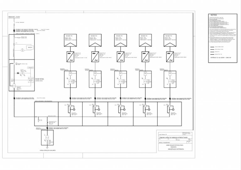 Diagrama Unifilar - UFV-Model | PDF