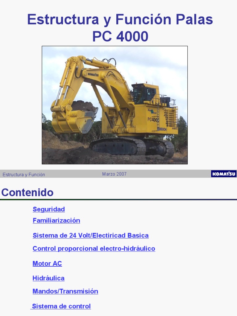 Curso Palas PC 4000 6 | PDF | Motor diesel | Ingeniería mecánica
