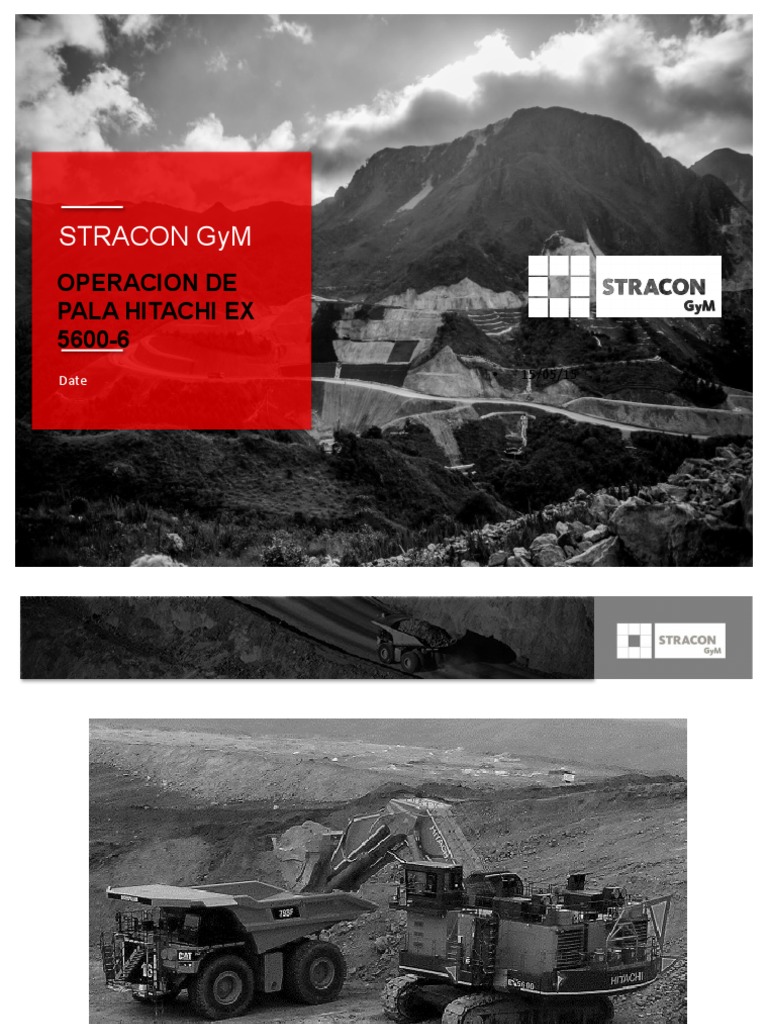 Operación y Seguridad Pala Hitachi EX 5600-6 | PDF | Bomba | Engranaje