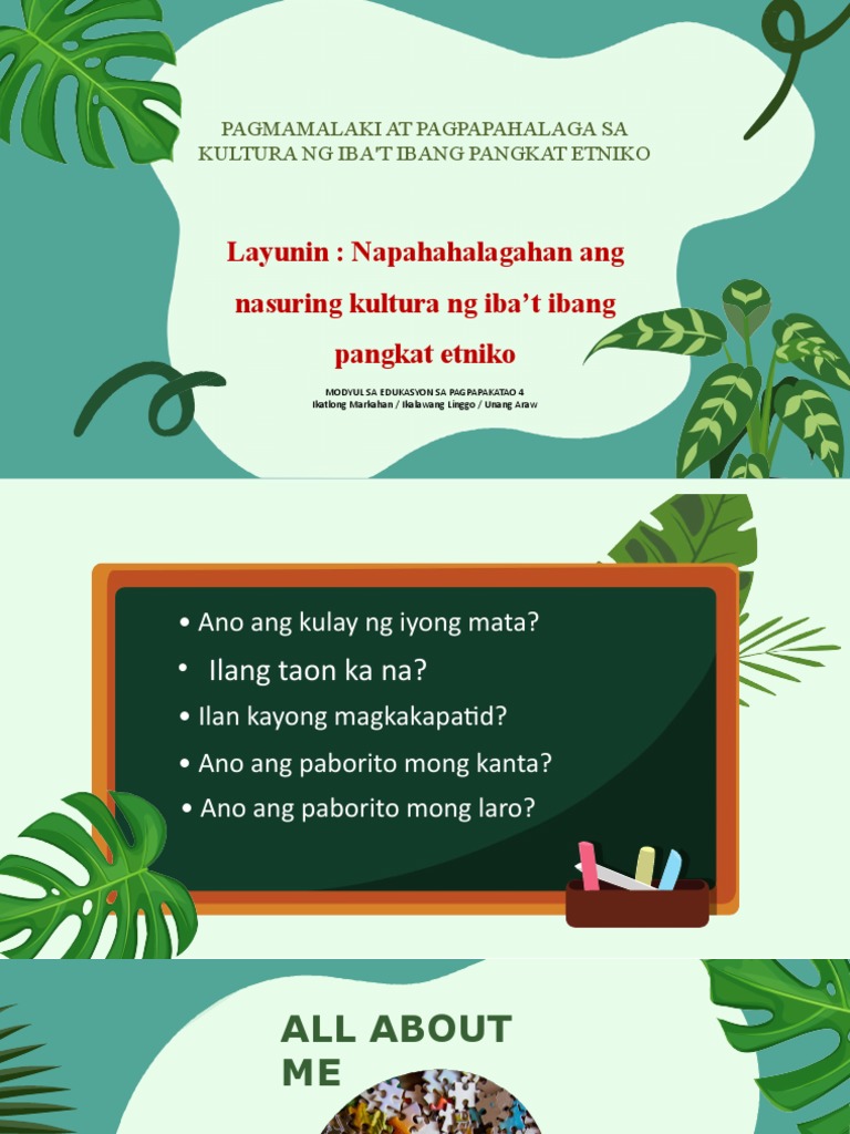 ESP Quarter 3 Week 2 (Day 1-5) | PDF