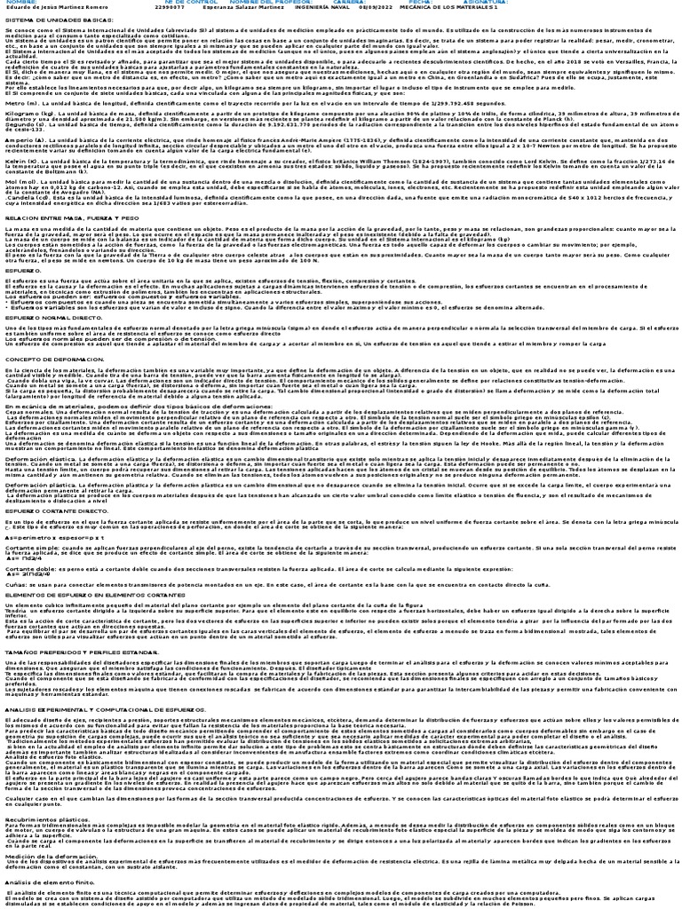 Cortante Simple, Cortante Doble, Esfuerzo Permisible | PDF ...