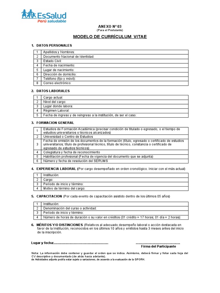 Anexo N 03 | PDF