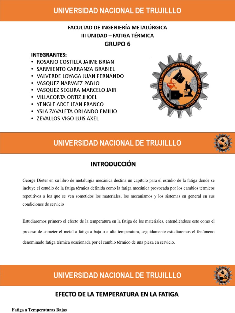 Fatiga Térmica | PDF | Fatiga (material) | Ingeniería de Edificación