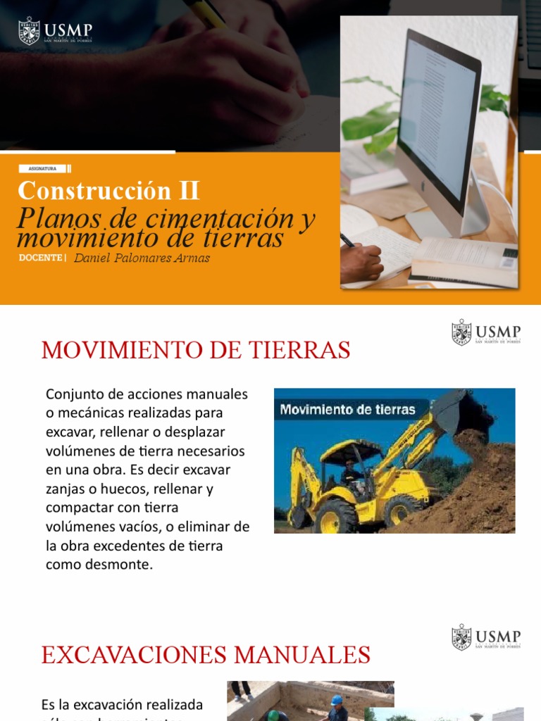Construcción II: Movimiento de tierras y excavaciones | PDF ...