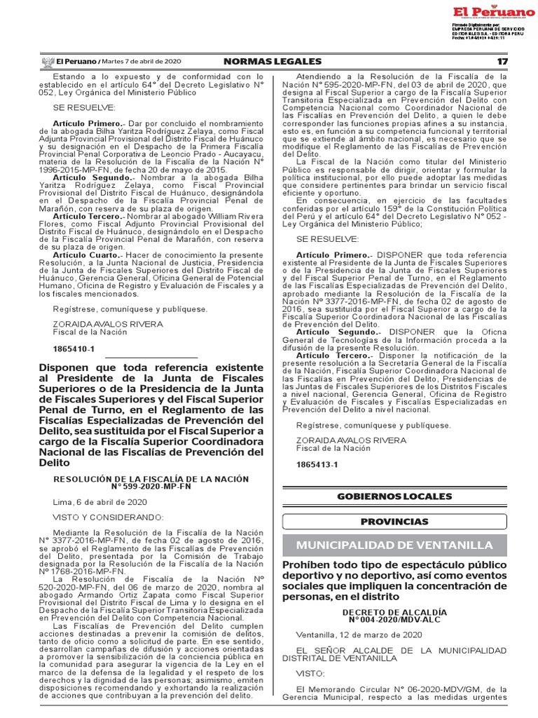 Prohiben Todo Tipo de Espectaculo Publico Deportivo y No Dep Decreto de ...