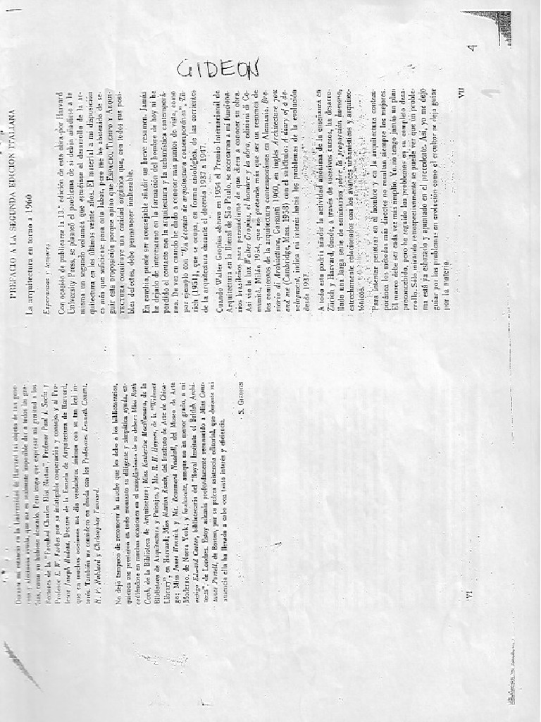 Gideon, Sigfried-Espacio, Tiempo y Arquitectura | PDF