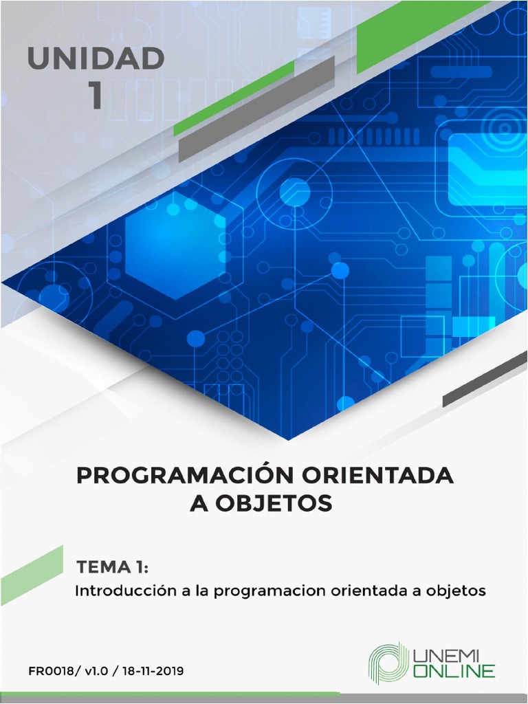Compenios de Poo | PDF | Objeto (informática) | Lenguaje de modelado unificado
