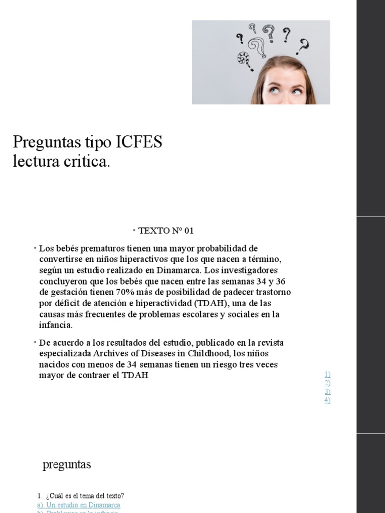 Preguntas Tipo ICFES | PDF