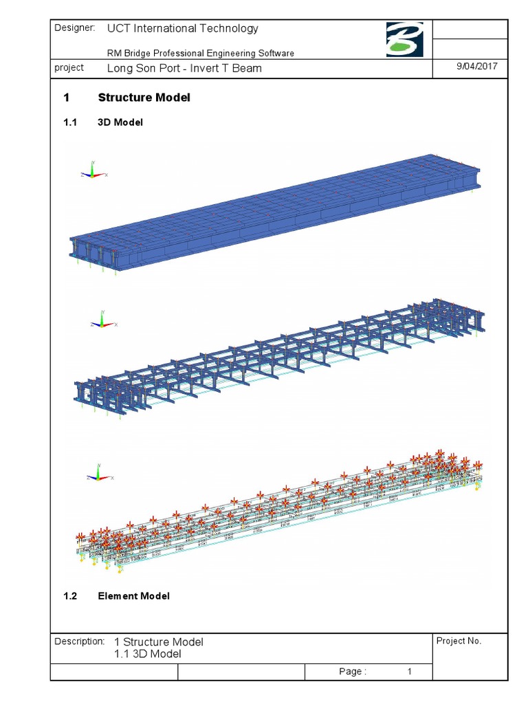 Long Son Port Invert T Beam Model | PDF | Computing | Software Engineering