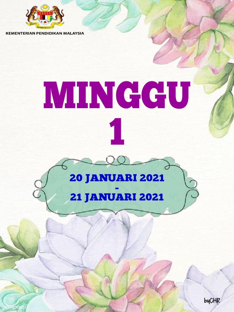 Divider RPH Kumpulan A Corak Bunga | PDF