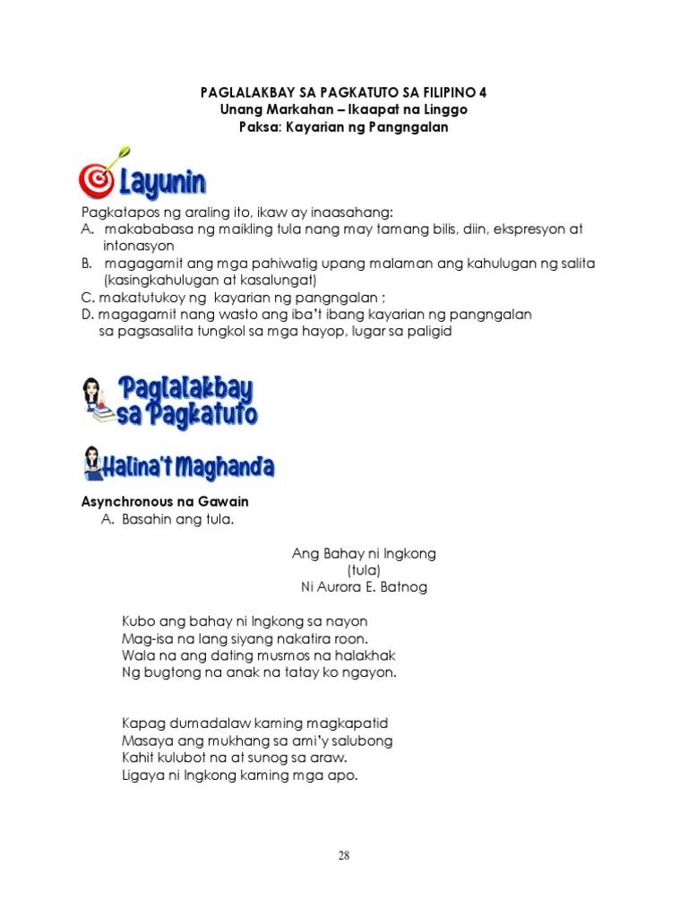 FIL. 4 WK 4-6 (Revised) | PDF
