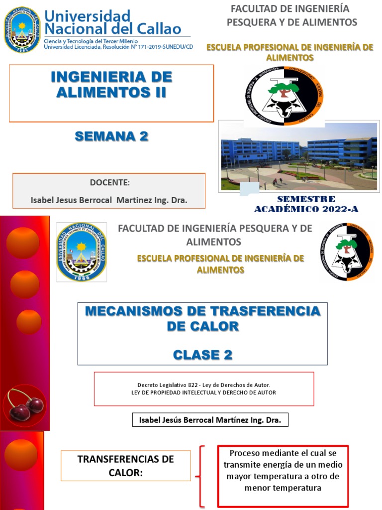 CLASE N°2 Mecanísmo Trasferencia Calor | PDF | Conduccion termica | Transferencia de calor