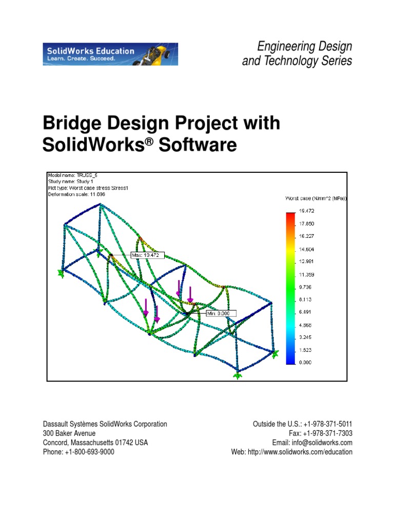 2010 Bridge Design Project ENG | PDF | Structural Analysis | Beam ...