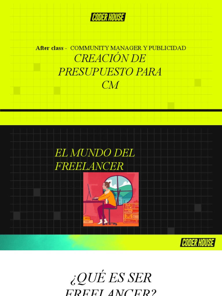 Armado de Presupuesto y Tips para Ser Freelancer | PDF | Iniciativa ...