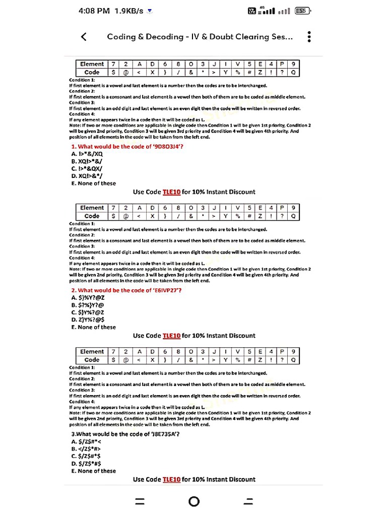 Conditional And Binary Coding Pdf
