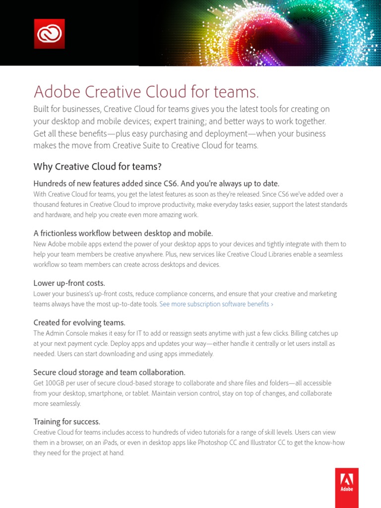 Adobe CCT - Datasheet | Download Free PDF | Adobe Photoshop | Adobe ...
