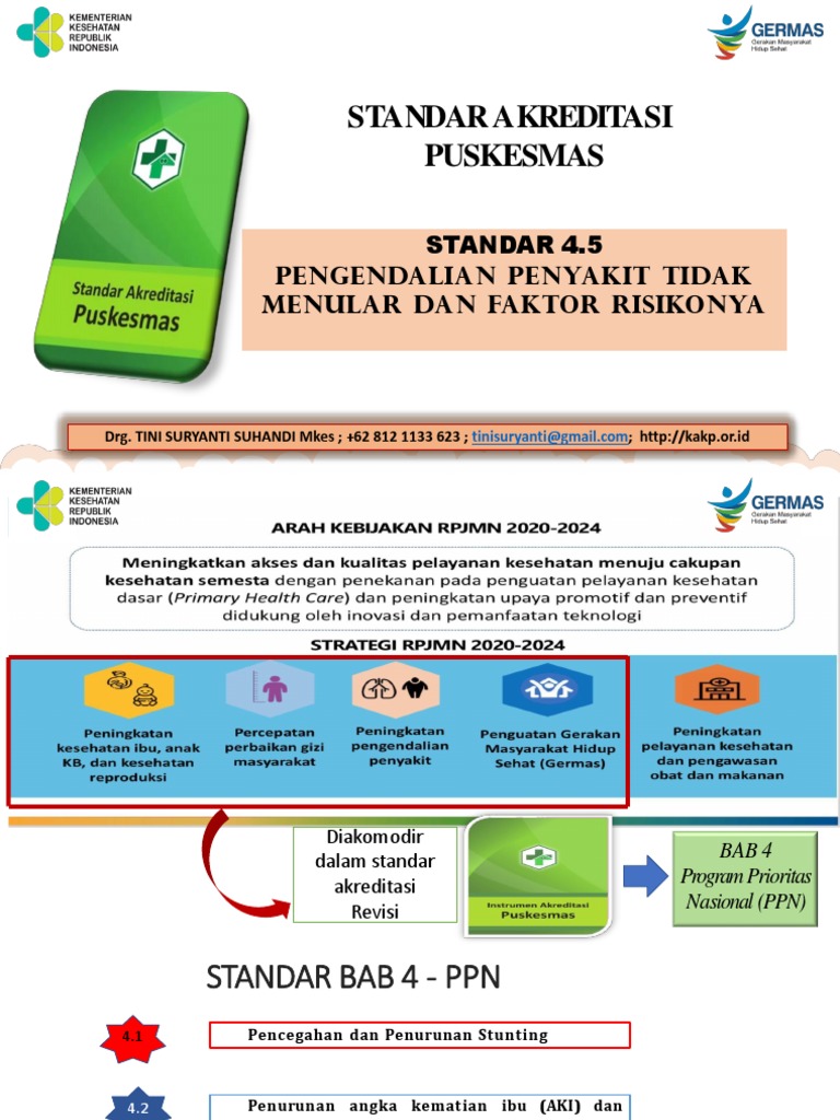 4.5 Standar Akreditasi Puskesmas PTM | PDF
