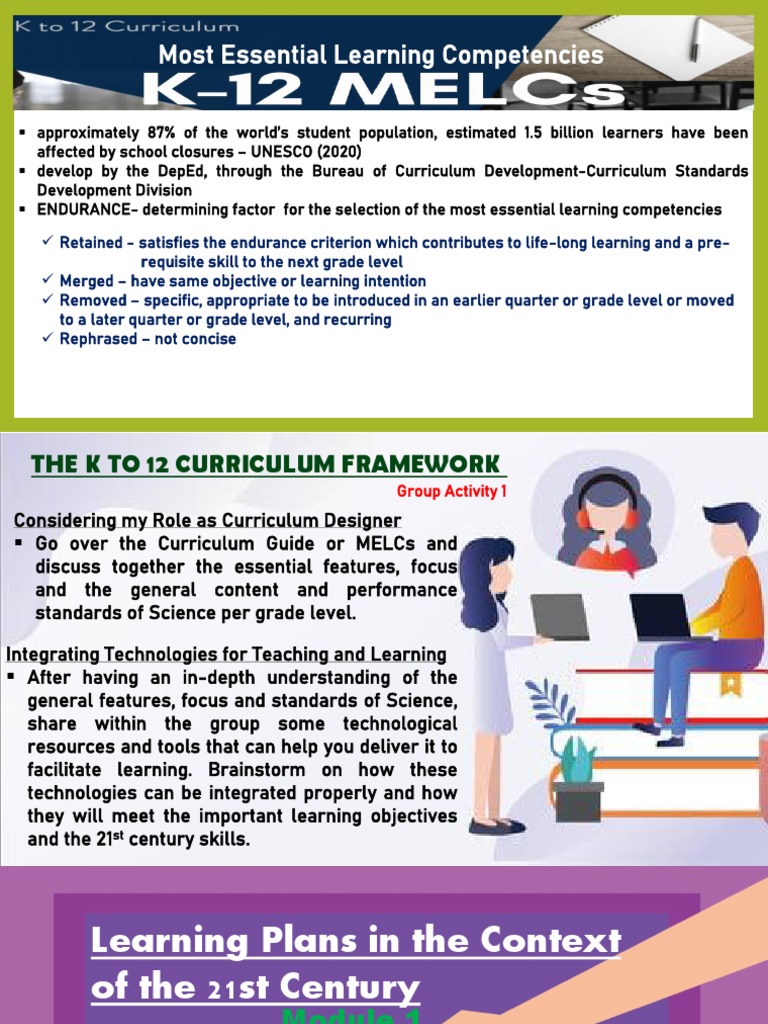 Module 1.learning Plans in The Context of The 21st Century | Download ...