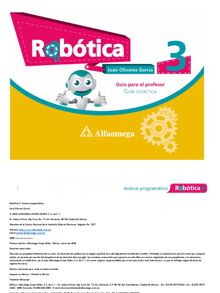 Avance Programatico Robotica 3 | PDF | Publicación | México
