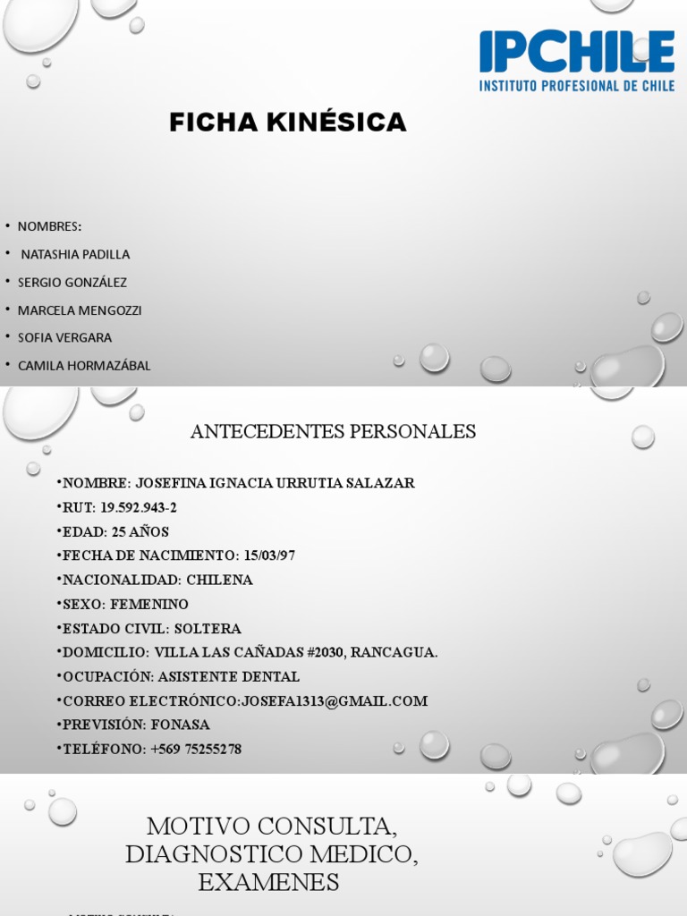 FICHA KINESICA Avanzada1 | PDF | Rodilla | Especialidades Medicas