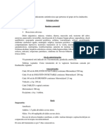 Metricol Compuesto Todas Prospecto | PDF | Drogas | Medicina CLINICA