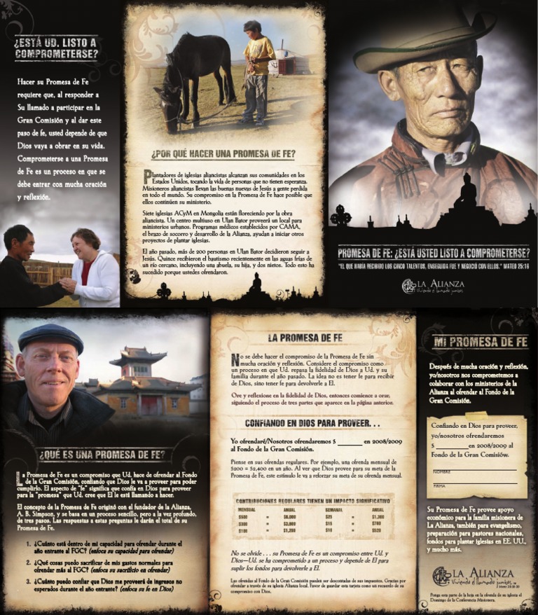 Promesa de Fe | PDF | Oración