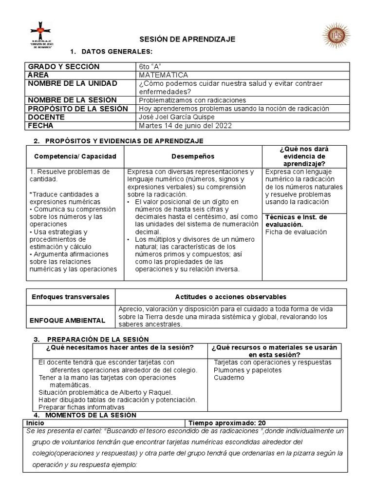 Sesión de Aprendizaje Semana 3-Junio | PDF | Aprendizaje | Evaluación Sesión de Aprendizaje Semana 3-Junio | PDF | Aprendizaje | Evaluación