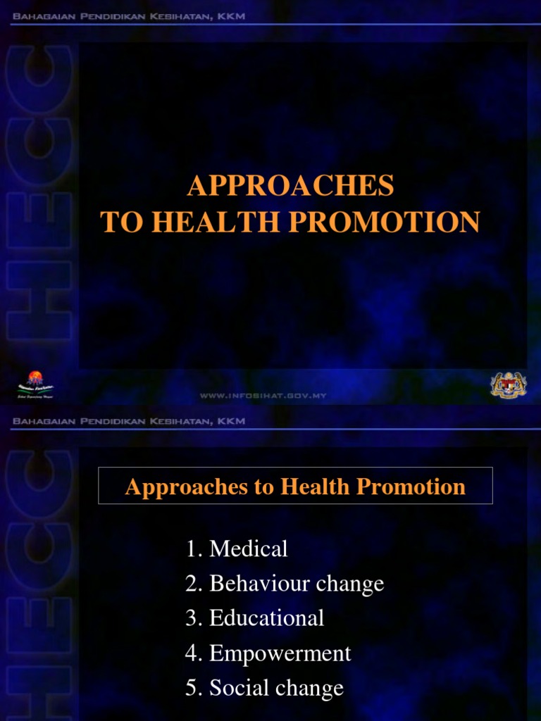Approaches To Health Promotion | PDF | Empowerment | Health Promotion