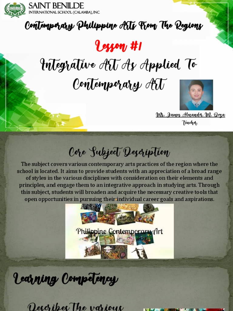 Week 1 Cpar PPT 1 PDF | PDF | The Arts | Paintings