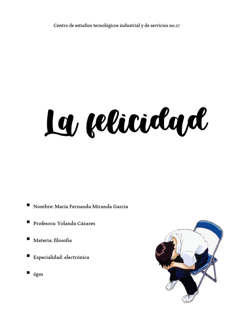 Filosofía de la Felicidad | PDF | Felicidad | Platón