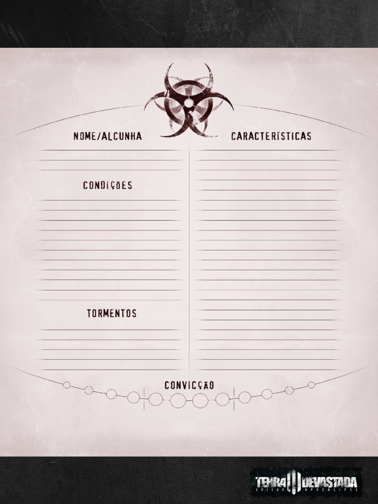 Ficha Terra Devastada PDF | PDF