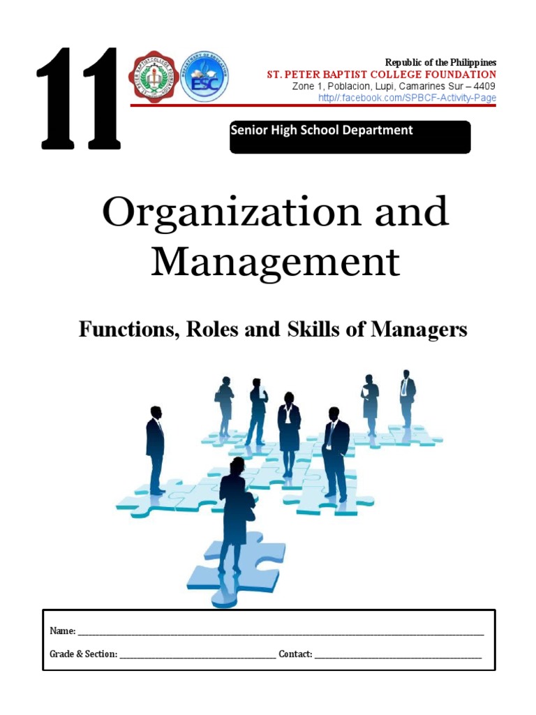 Organizationandmanagement Mod2 Functionrolesskillsofmanagers V1medina ...