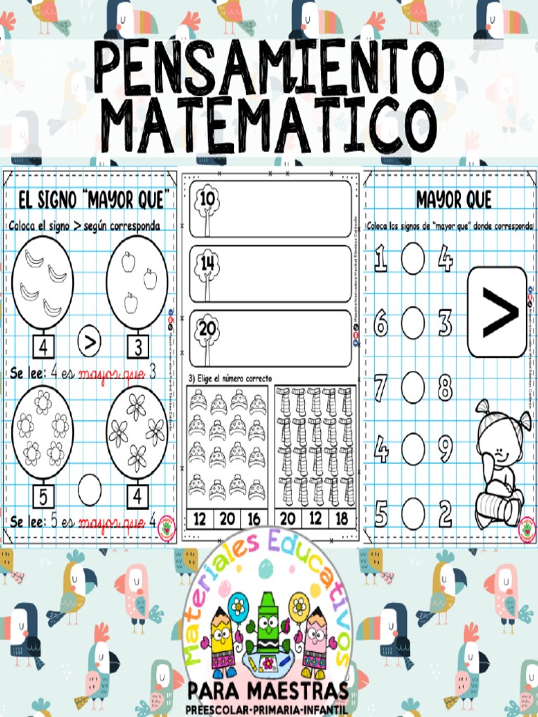 Libro De Pensamiento Matemático Recopilado Por Materiales Educativos