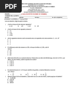 Prueba Diagnóstica Matemáticas 2° Grado | PDF | Sustracción | Rectángulo
