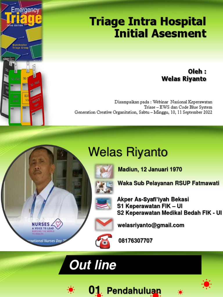 Triase Intra Hospital & Initial Asesmen...... GCO 10-11 Sept 2022 | PDF