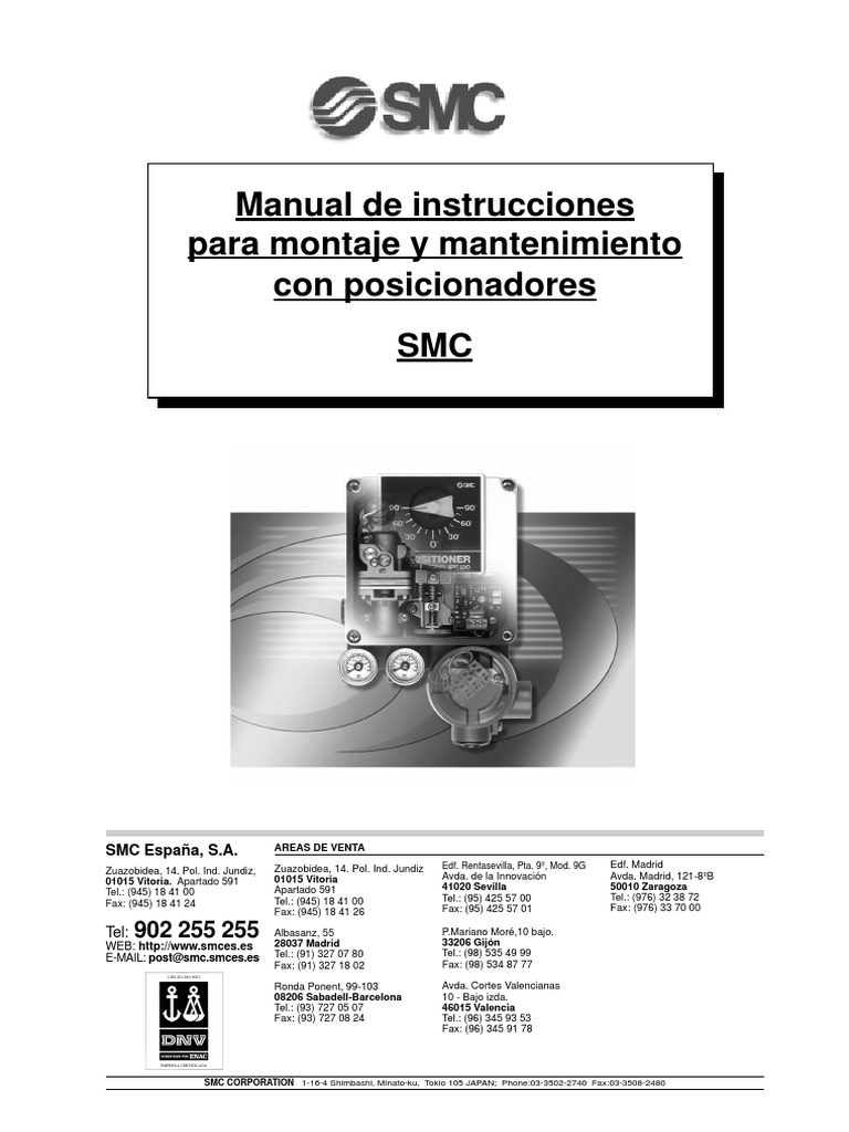 Manual Posicionadores SMC (Castellano) | PDF | Solenoide | Acero